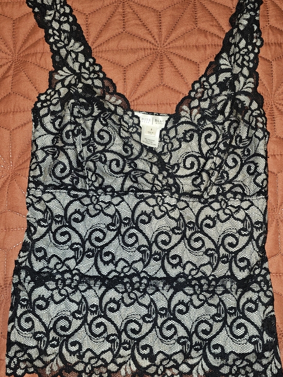 White House Black Market | Tops | White House Black Market Black Lace ...